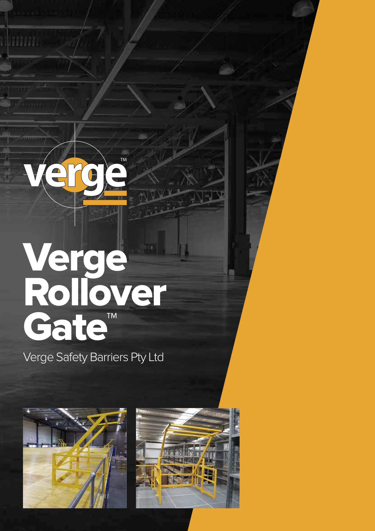 Verge Rollover Gate Brochures - Mezzanine Pallet Gate